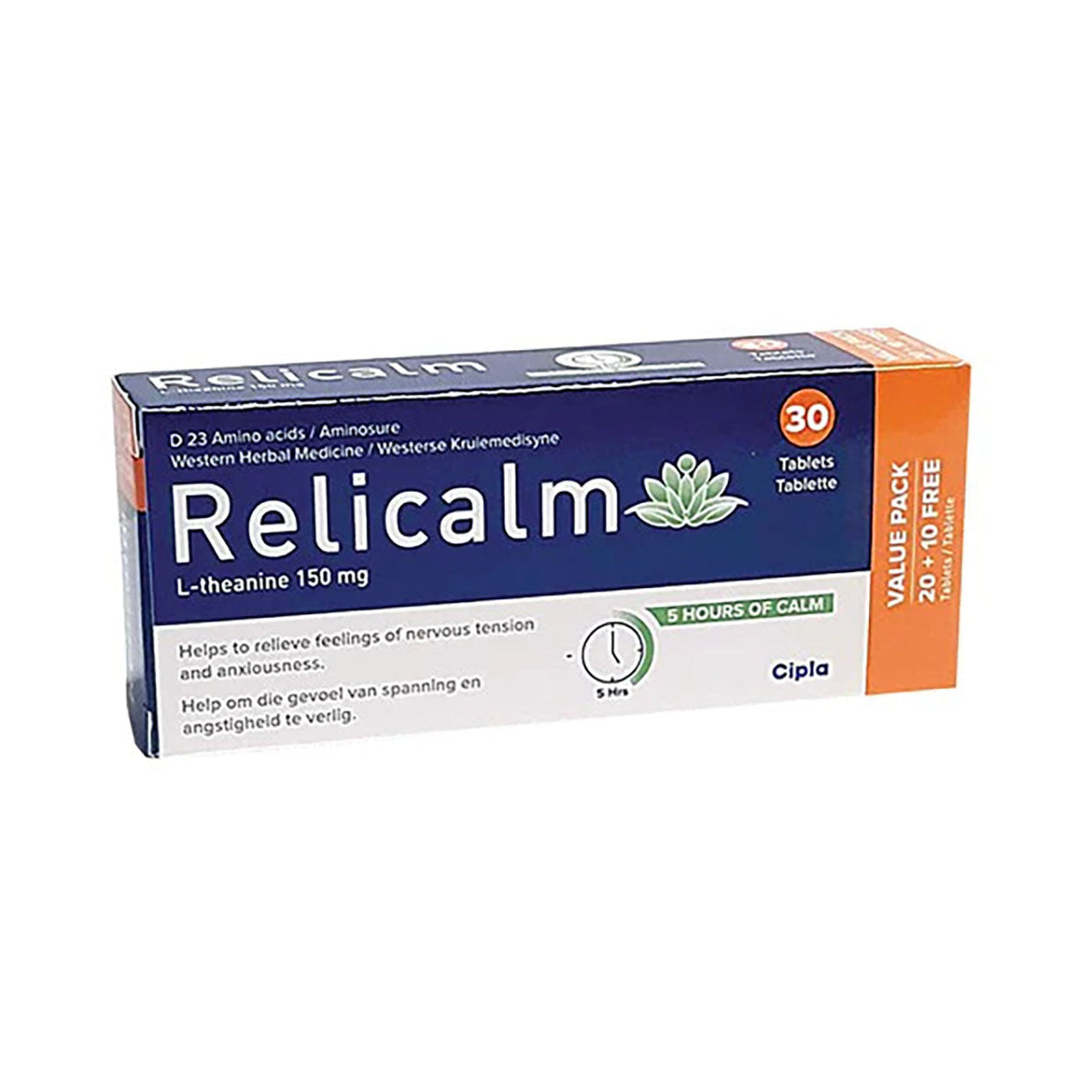 Relicalm 30 Tablets - Med365