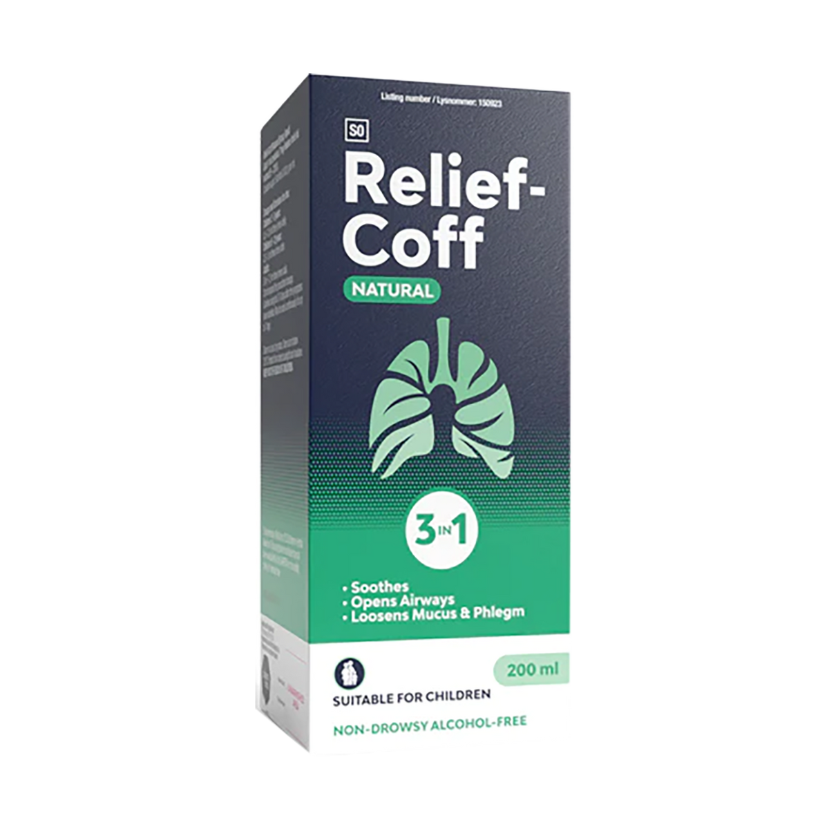 Relief Coff Natural 200ml - Med365