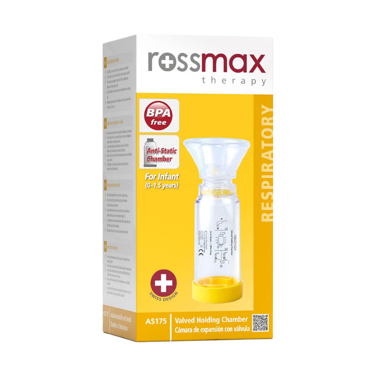 Rossmax Aero Spacer + Infant Mask - Med365