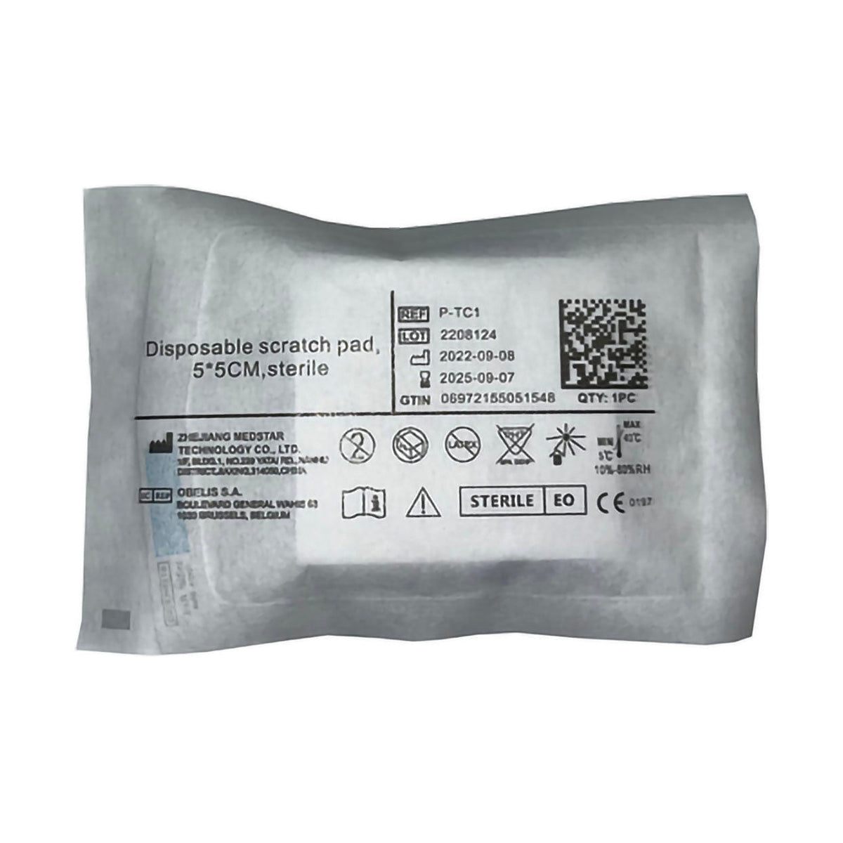 Scratch Pad Disposable Sterile 5 x 5cm - Med365