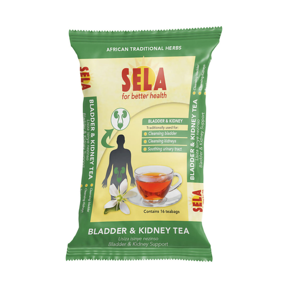 Sela Tea Bladder & Kidney 16 Teabags - Med365