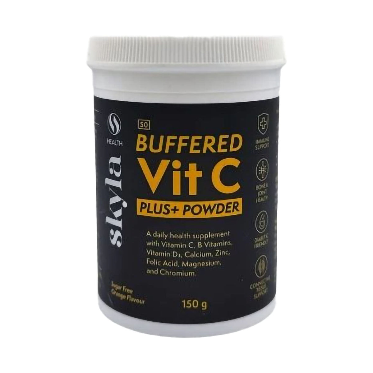 Skyla Buffered Vit C Plus+ Powder 150g - Med365