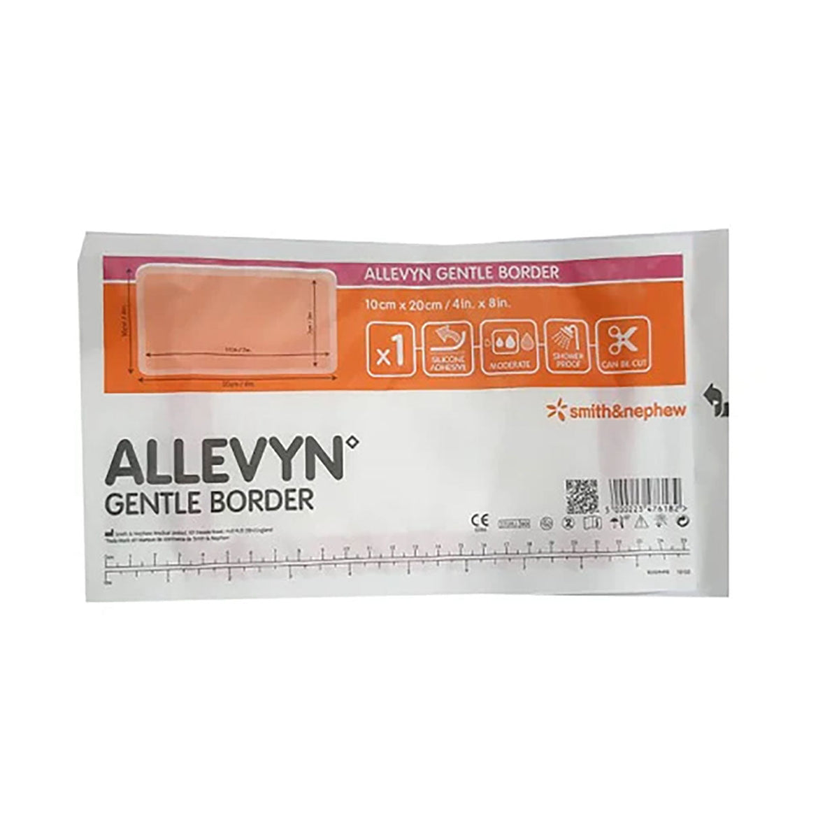 Smith & Nephew Allevyn Gentle Border 10 x 20cm 1 Unit - Med365