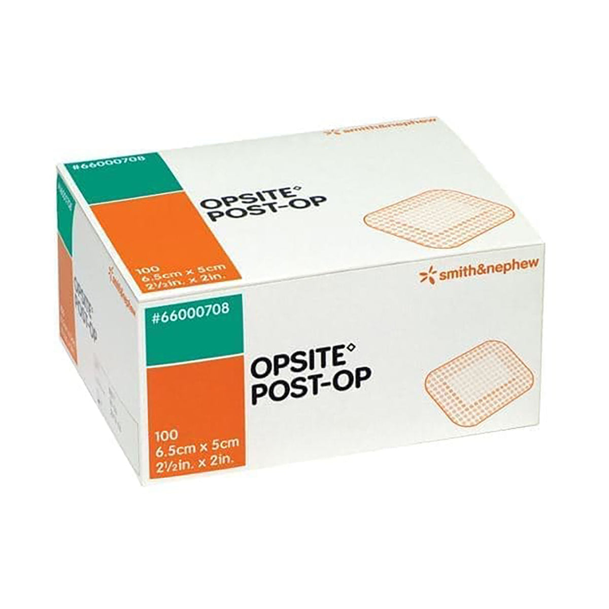 Smith & Nephew Opsite Post Op Dressing 6.5 x 5cm 100 Pack - Med365