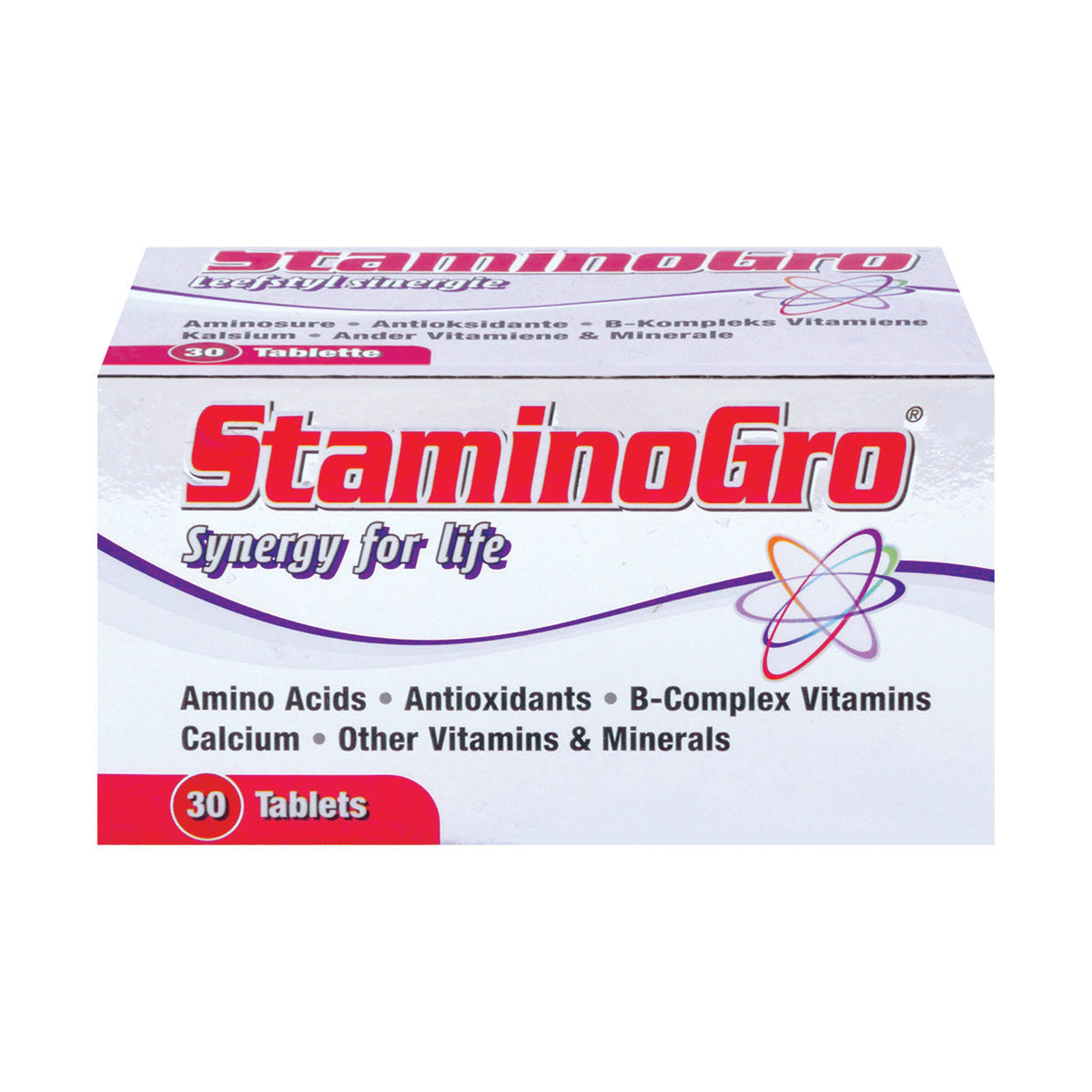 StaminoGro Multivitamin 30 Tablets - Med365