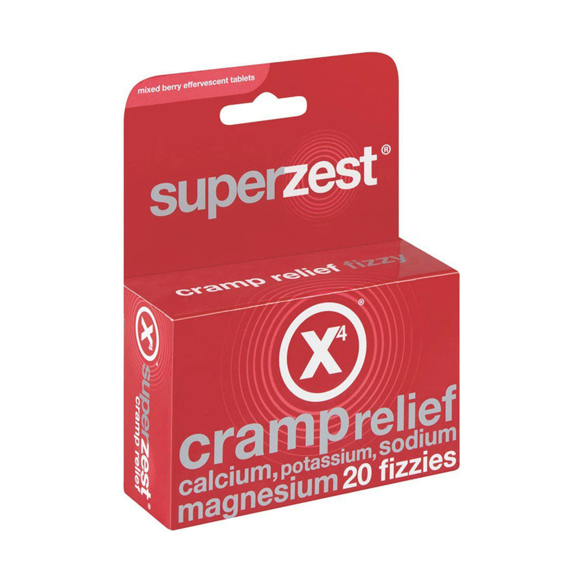Superzest Cramp Relief 20 Effervestent Tablets - Med365