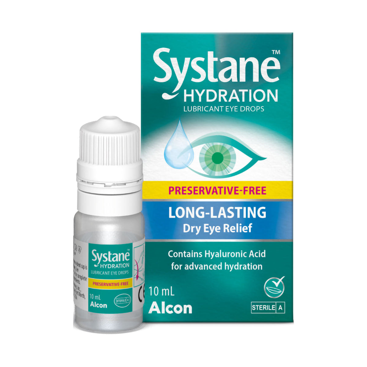 Systane Hydration Preservative-Free Lubricant Eye Drops 10ml - Med365