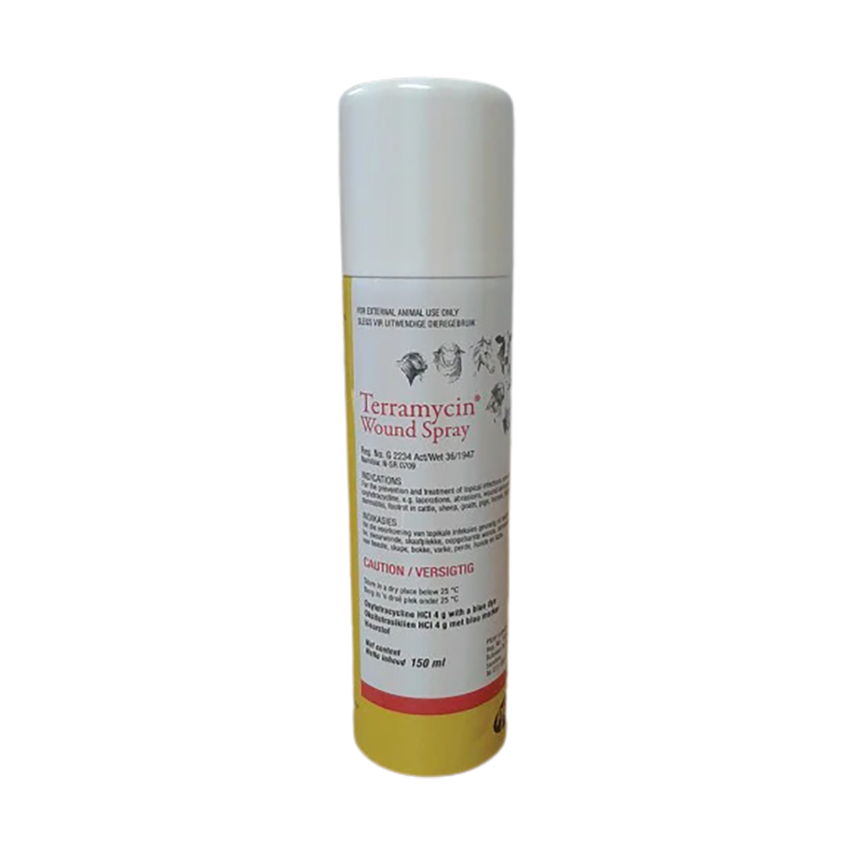 Terramycin Aerosol 10ml Wound Spray 150ml - Med365