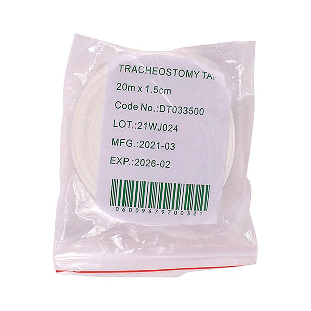 Tracheostomy Tape 20m Roll Not Sterile - Med365