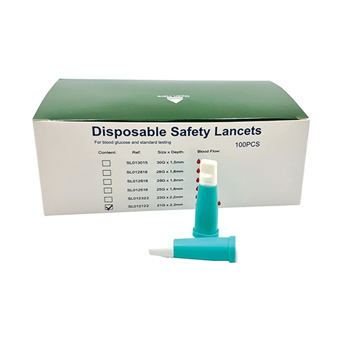 U-Test Safety Lancets 100 Pack - Med365