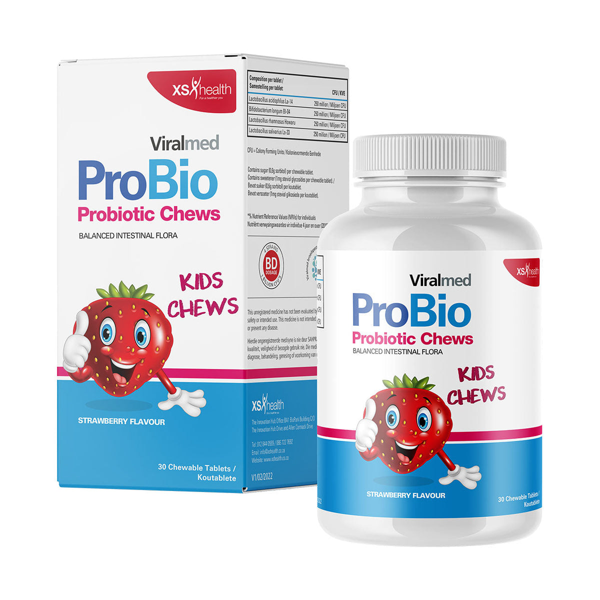 Viralmed ProBio Kiddies 30 Chewable Tablets - Med365