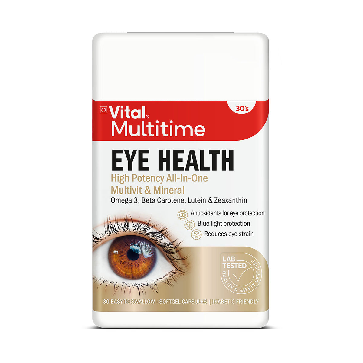 Vital Eye Health 30 Capsules - Med365
