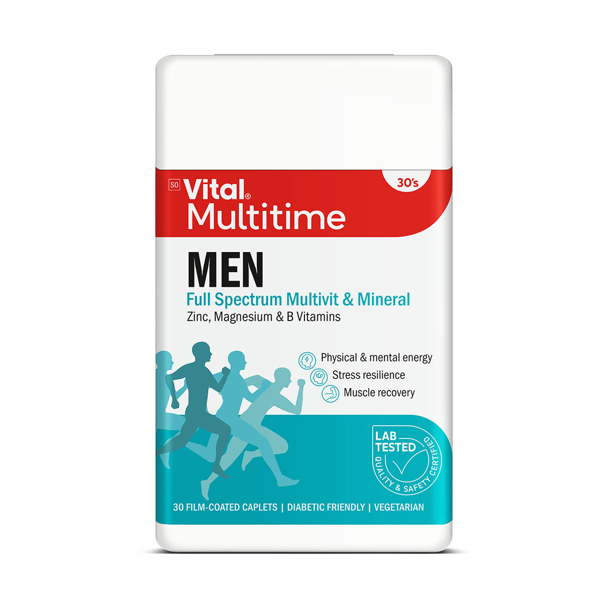 Vital Men Multivitamin 30 Tablets - Med365