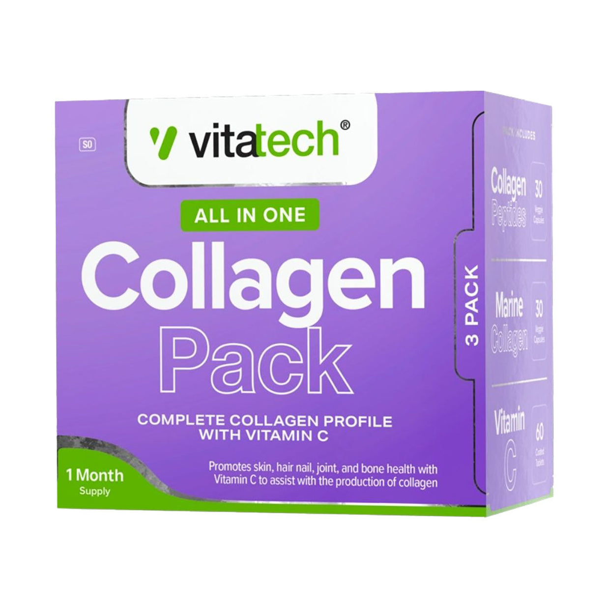 Vitatech Collagen Pack 90 Tablets - Med365
