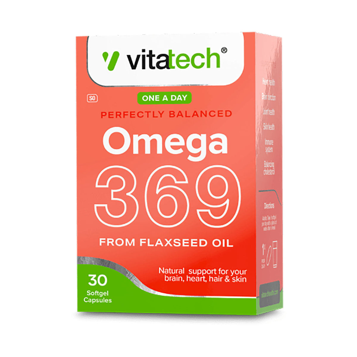 Vitatech Omega 3, 6 & 9 30 Softgel Capsules - Med365