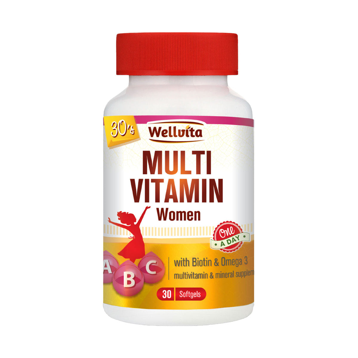 Wellvita Multivitamin Women 30 Softgels - Med365