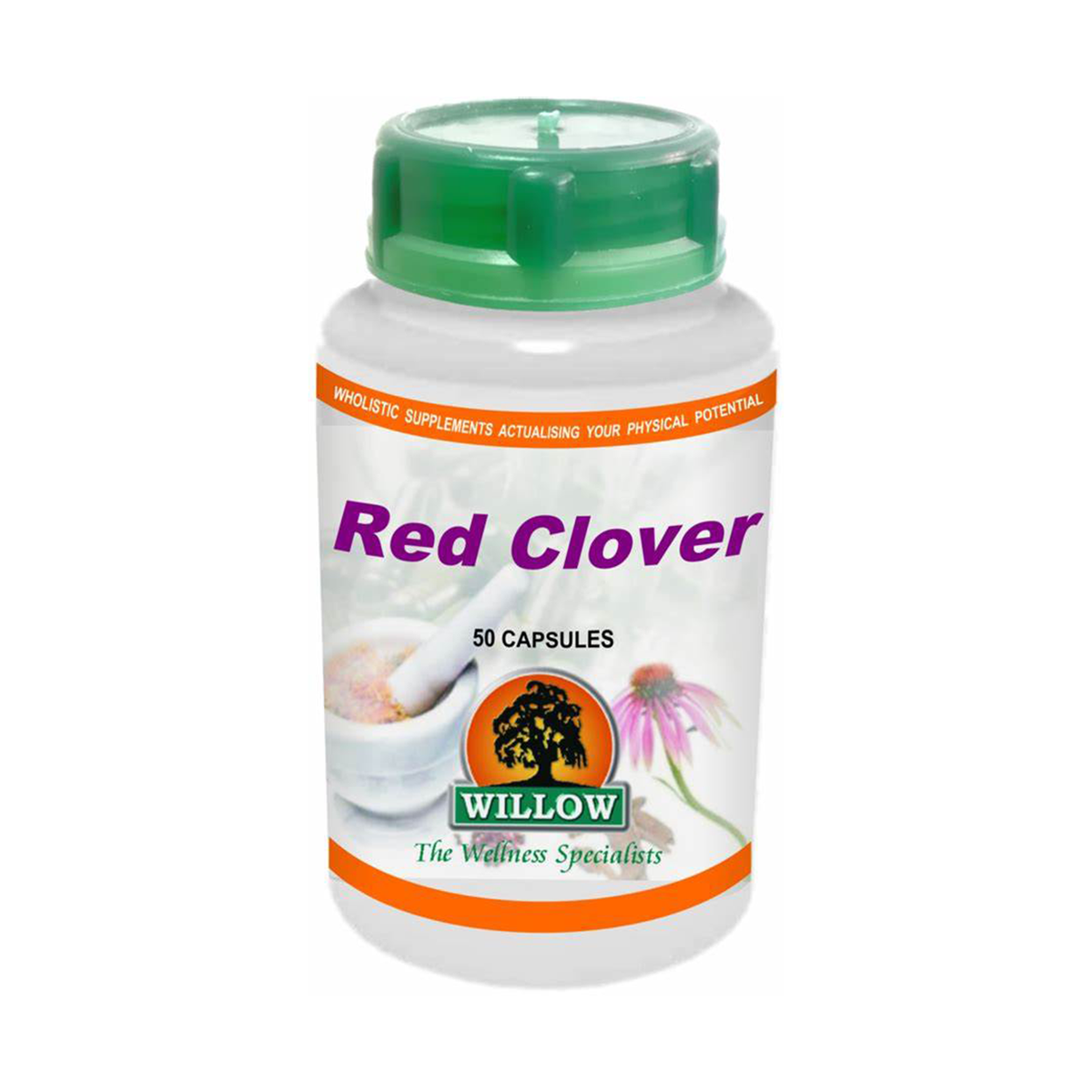 Willow Red Clover 50 Capsules - Med365