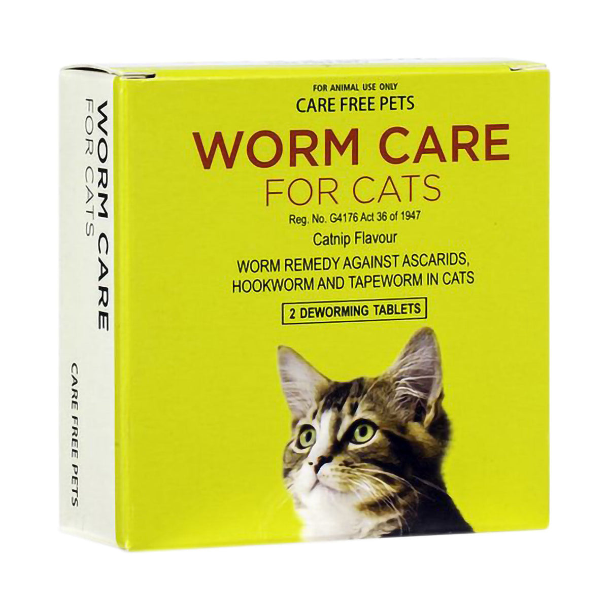 Worm Care For Cats 2 Tablets - Med365
