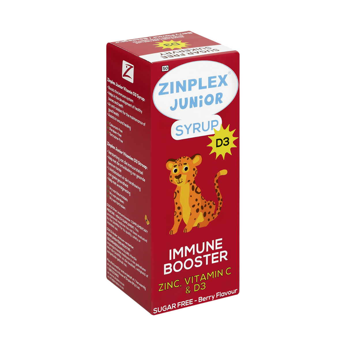 Zinplex Junior Syrup Berry 200ml - Med365