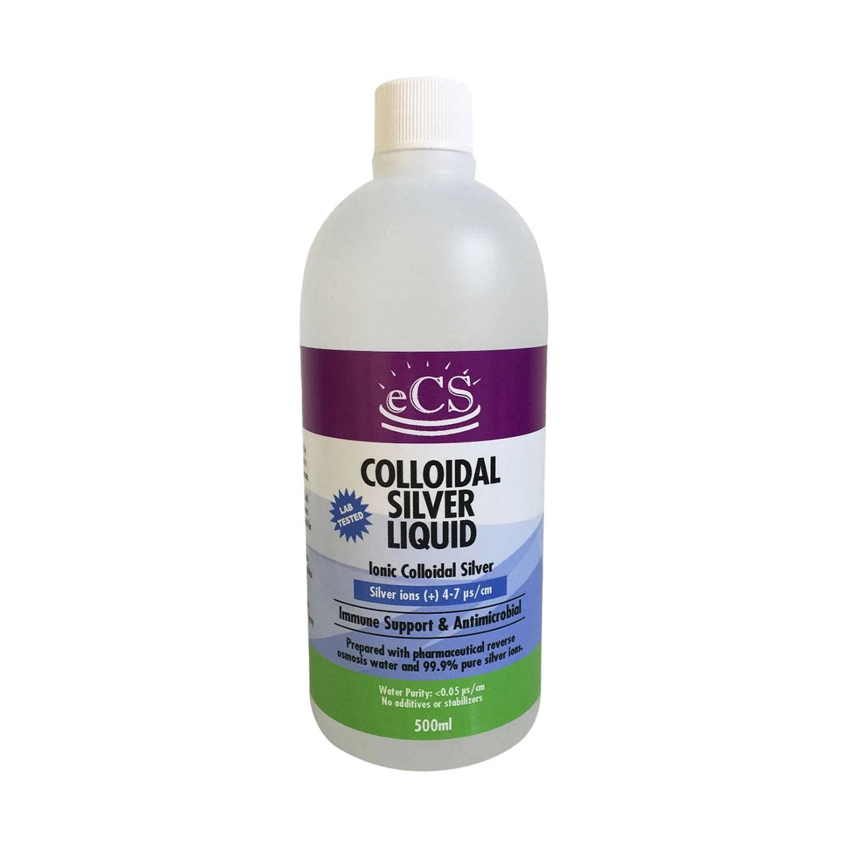 eCS Colloidal Silver Liquid 500ml - Med365