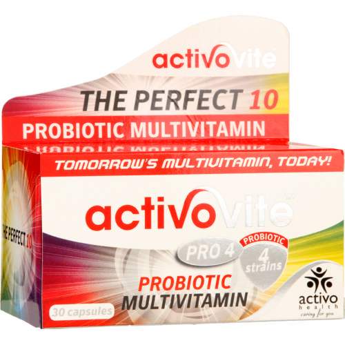 Activovite Pro 4 Probiotic Multivitamin 30 Capsules - Med365