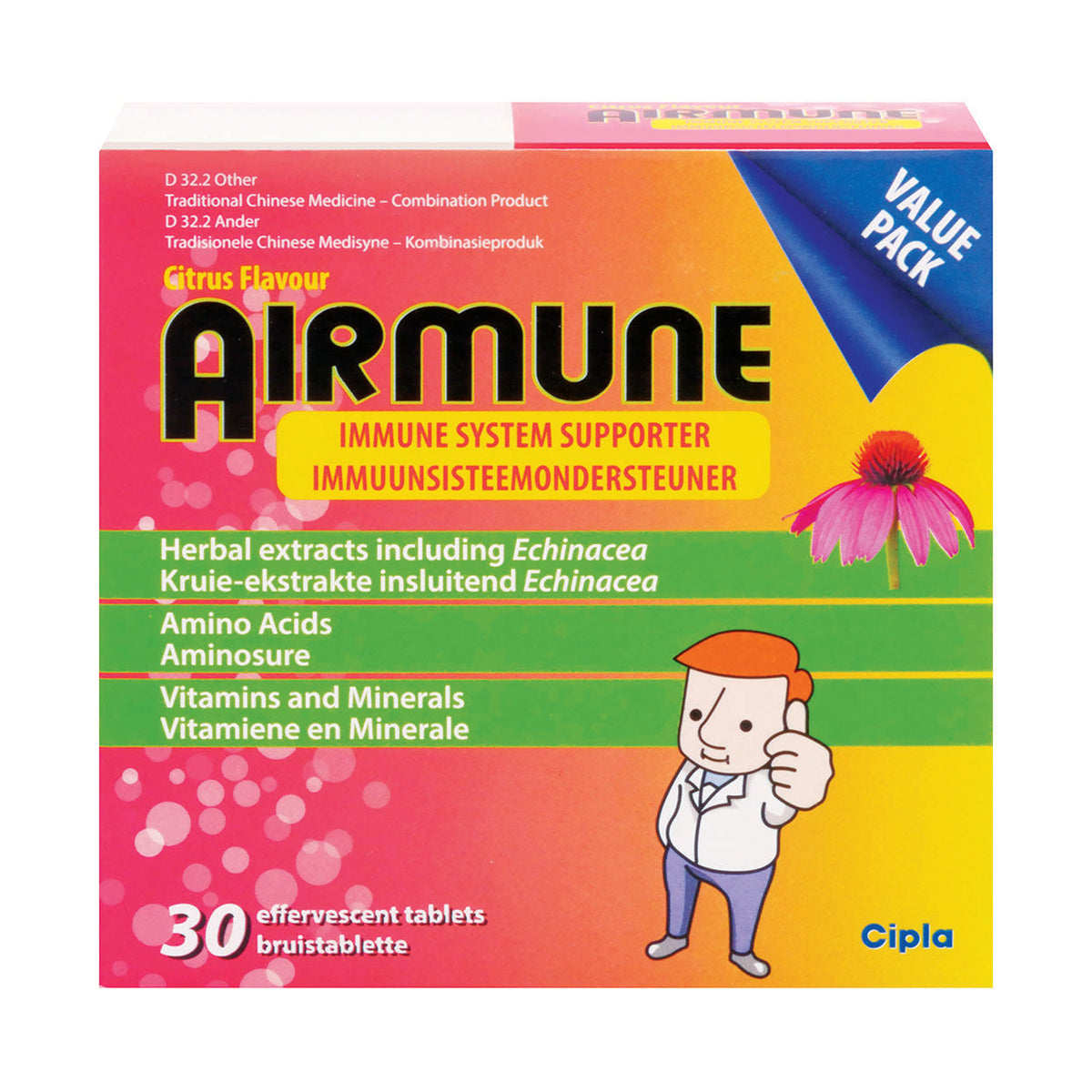 Airmune 30 Effervescent Tablets - Med365