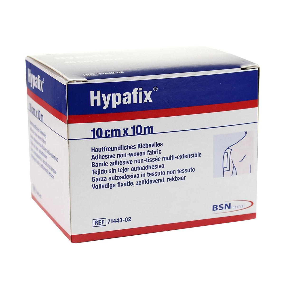 BSN Medical Hypafix Low Allergy Dressing 10cmx10m - Med365