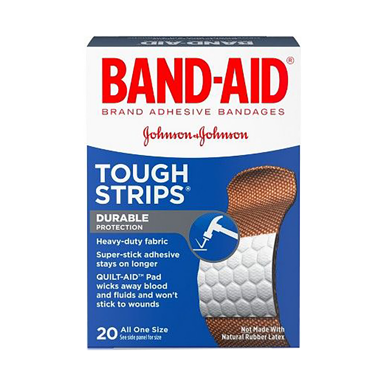 Band-Aid Tough Strip 20 Strips - Med365