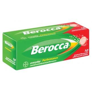 Berocca Performance Tropical 10 Effervescent Tablets - Med365