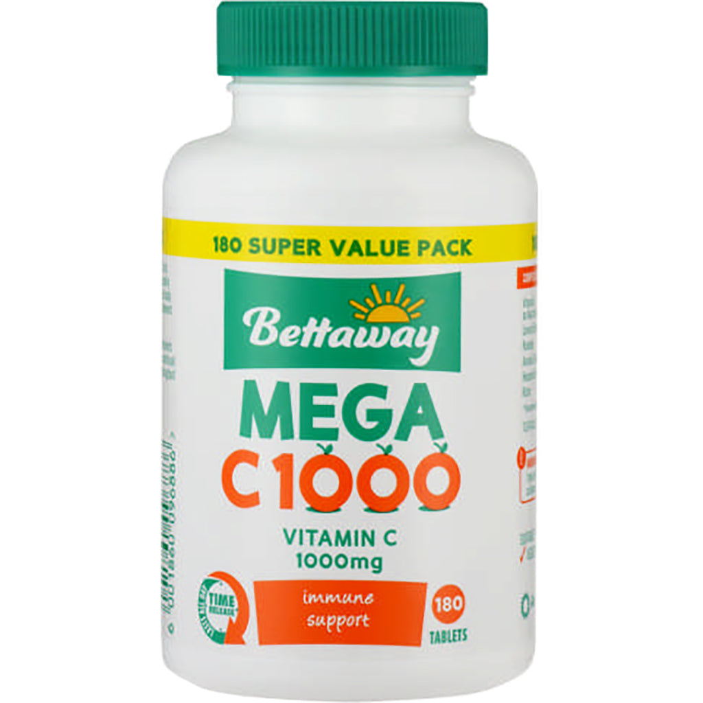 Bettaway Mega C1000 180 Tablets - Med365