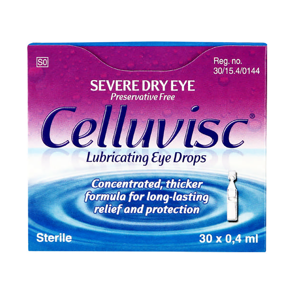 Celluvisc Lubricating Eye Drops 30 x 0.4ml - Med365
