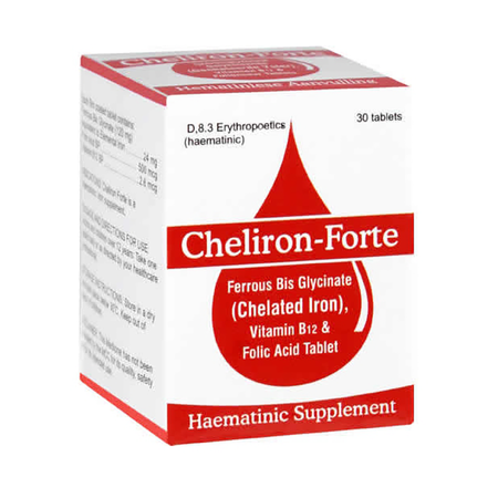 Cheliron-Forte 30mg 30 Tablets - Med365