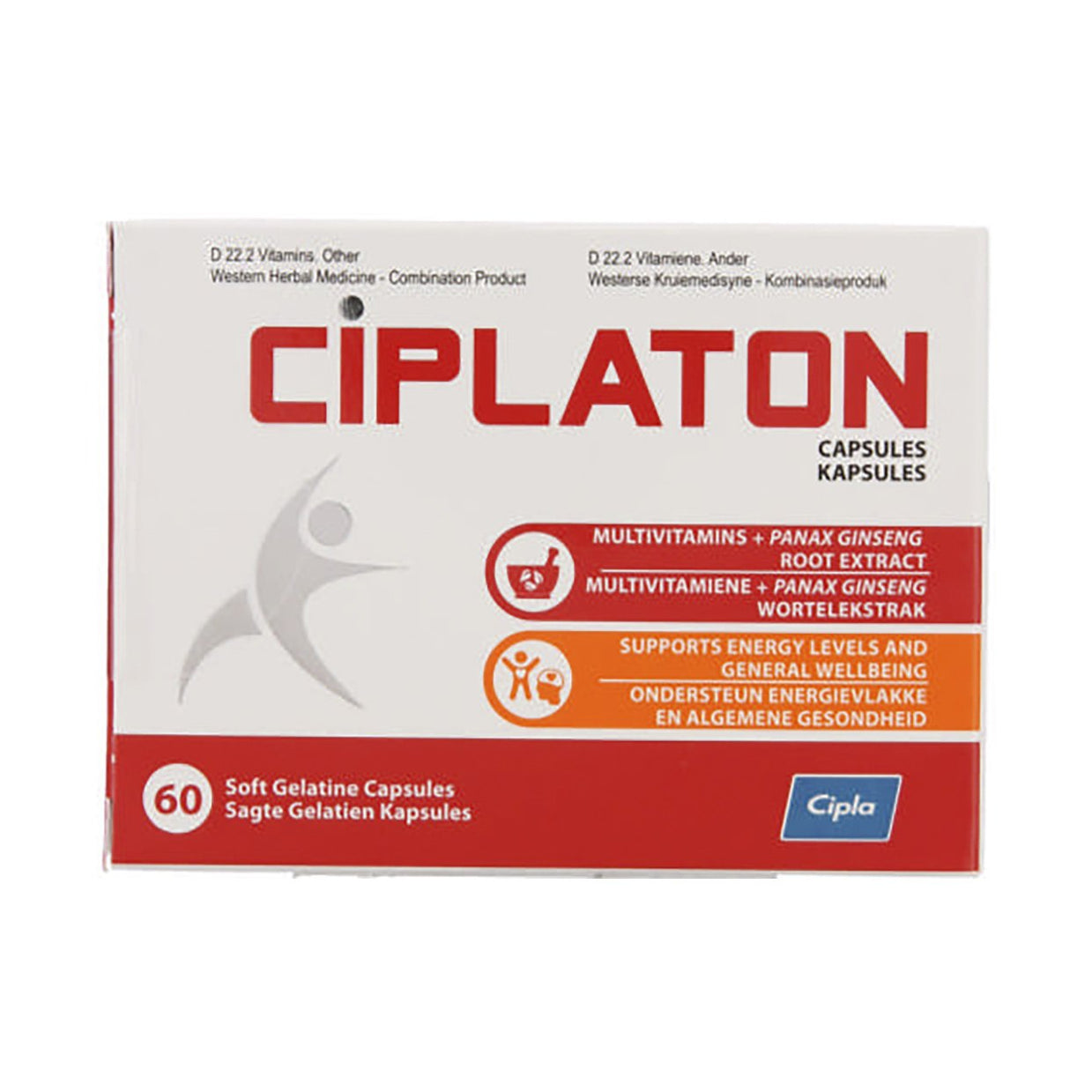 Ciplaton Energy Everyday 60 Softgel Capsules - Med365