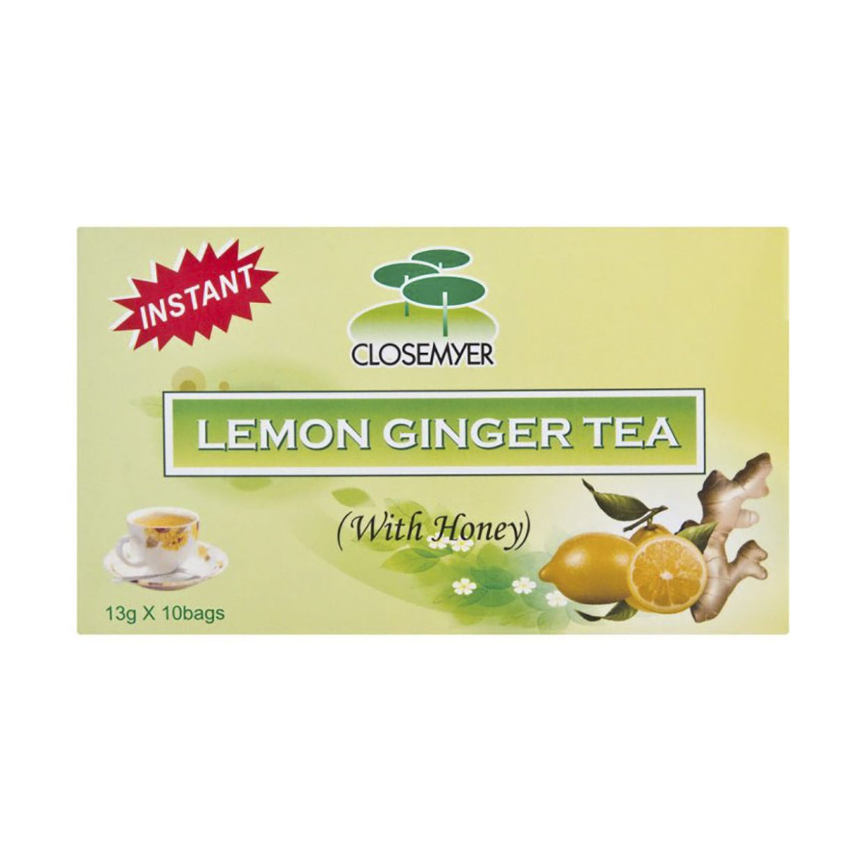 Closemyer Lemon Ginger Tea 10 Tea Bags - Med365
