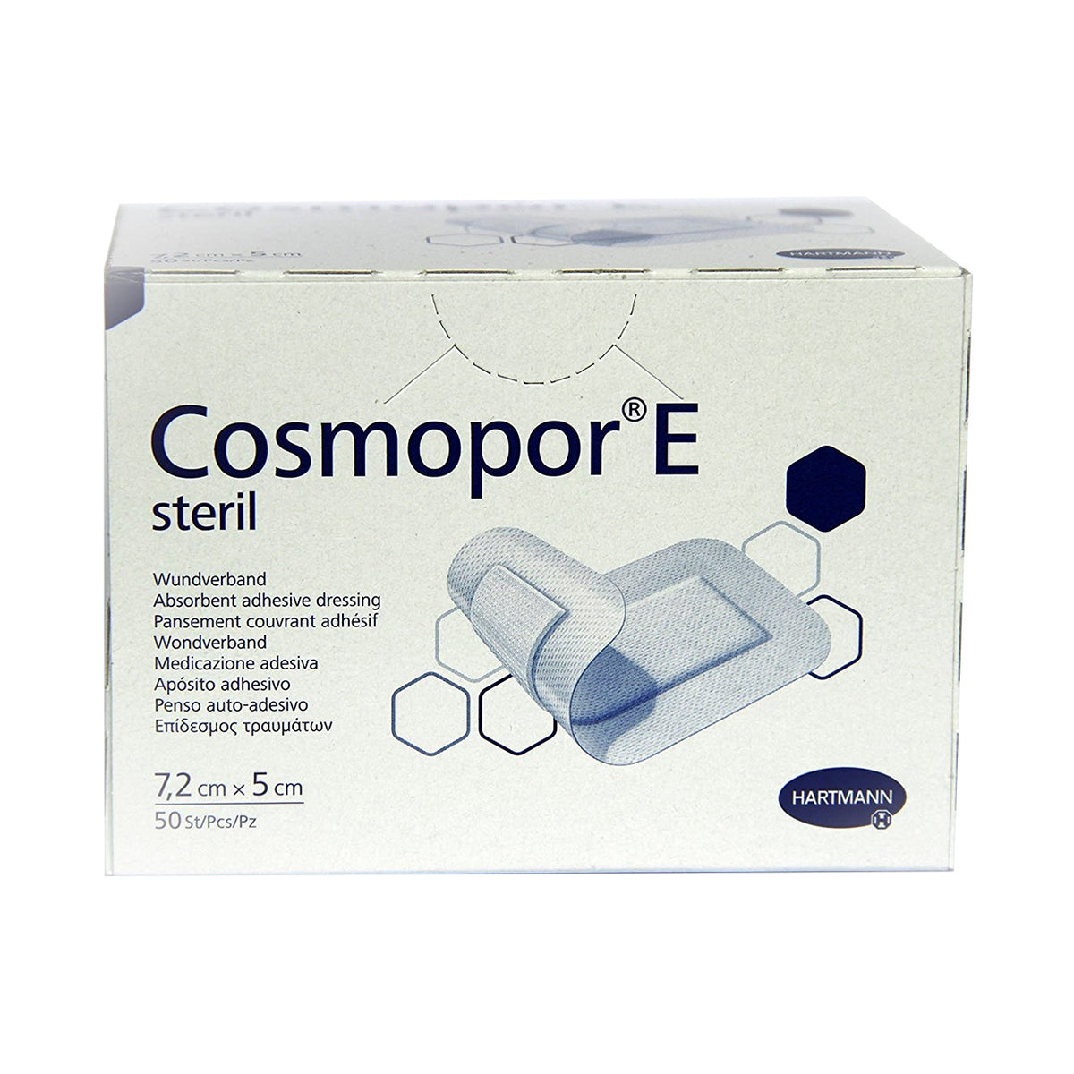 Cosmopor E Dressing Steril 7,2x5cm 50 Units - Med365