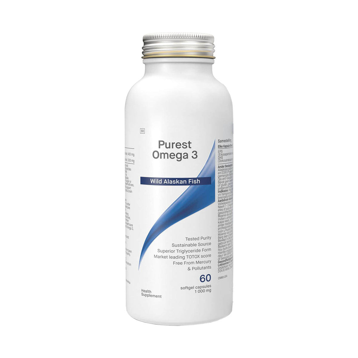 Coyne Purest Omega 3 Wild Alaskan Fish 1000mg 60 Capsules - Med365
