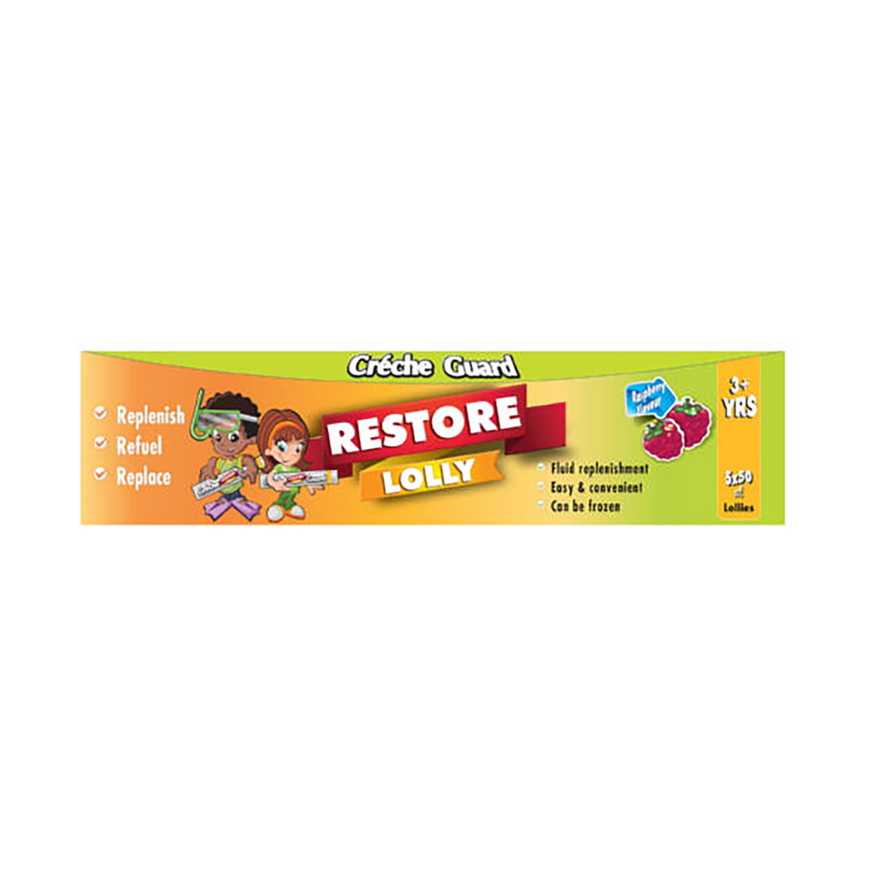 Creche Guard Restore Lollies 5 Lolies - Med365