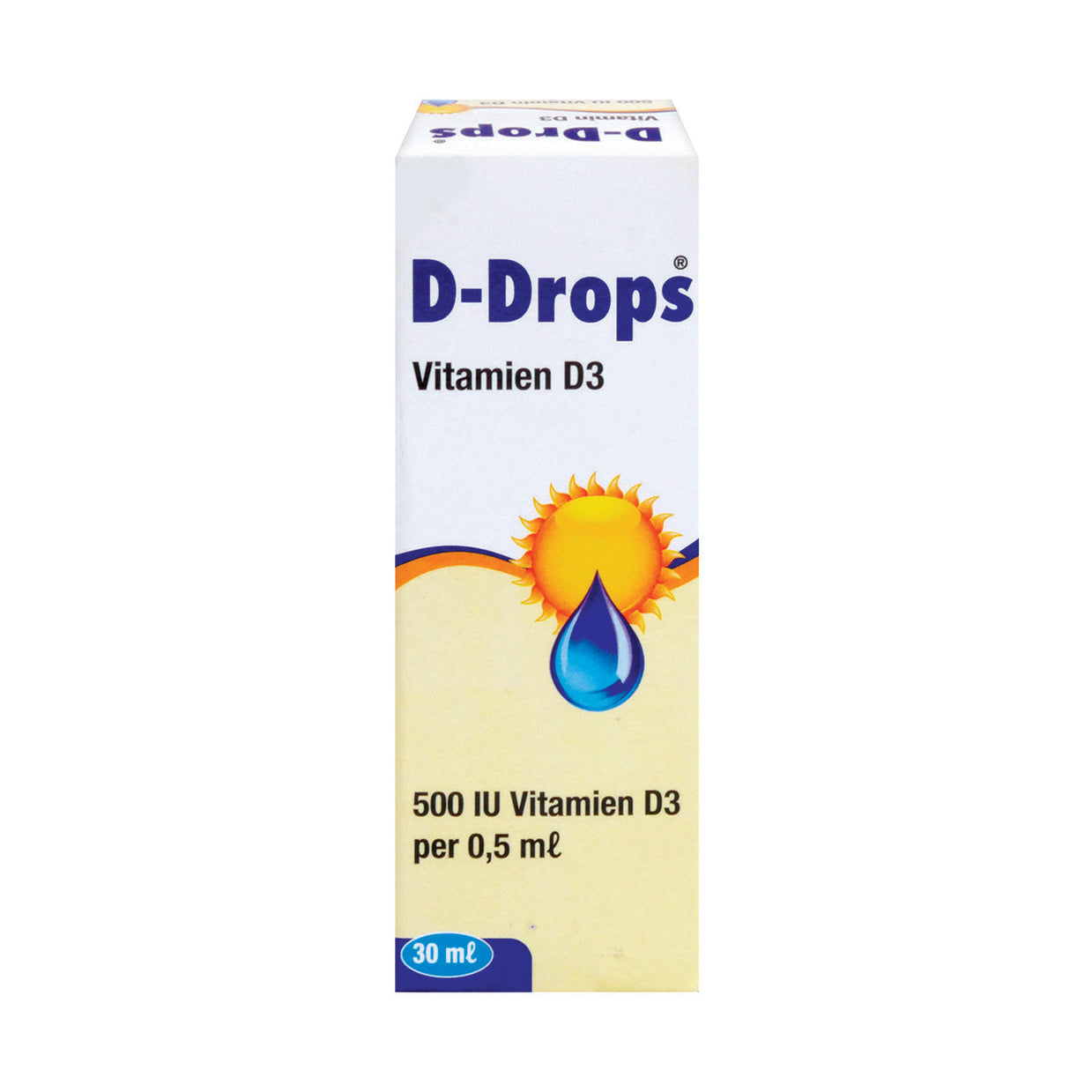 D-Drops 500 iu Liquid Vitamin D3 Drops 30ml - Med365