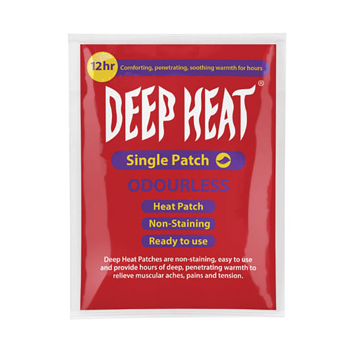 Deep Heat Single Odourless Patch - Med365