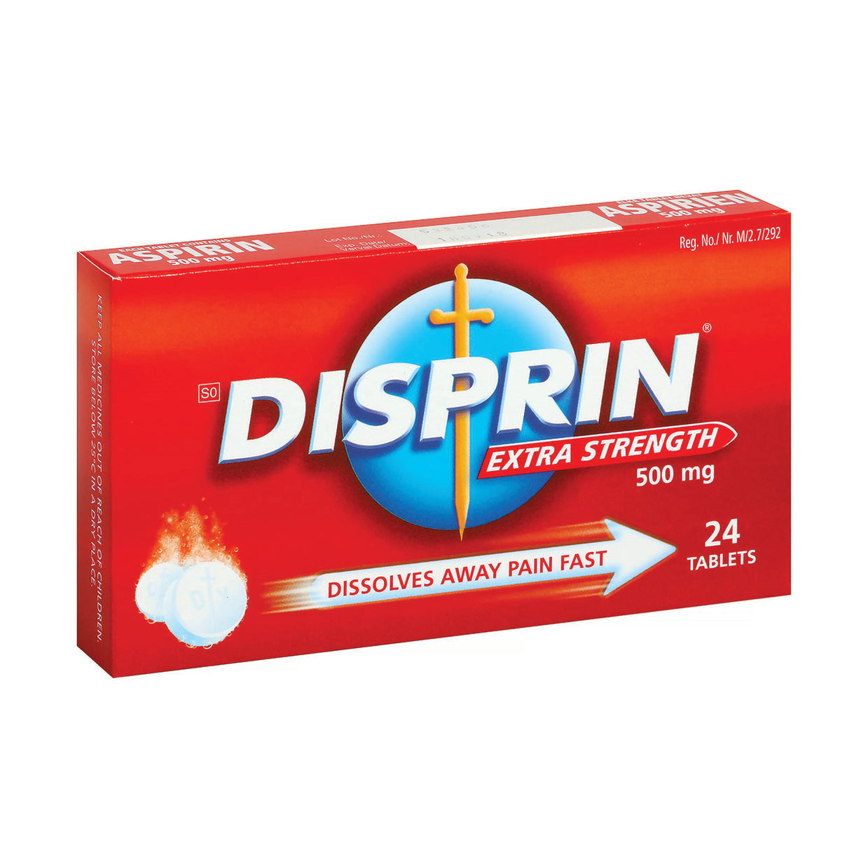 Disprin Extra Strength 500mg 24 Tablets - Med365