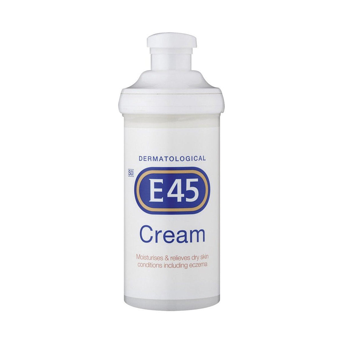 E45 Cream Pump 500g - Med365