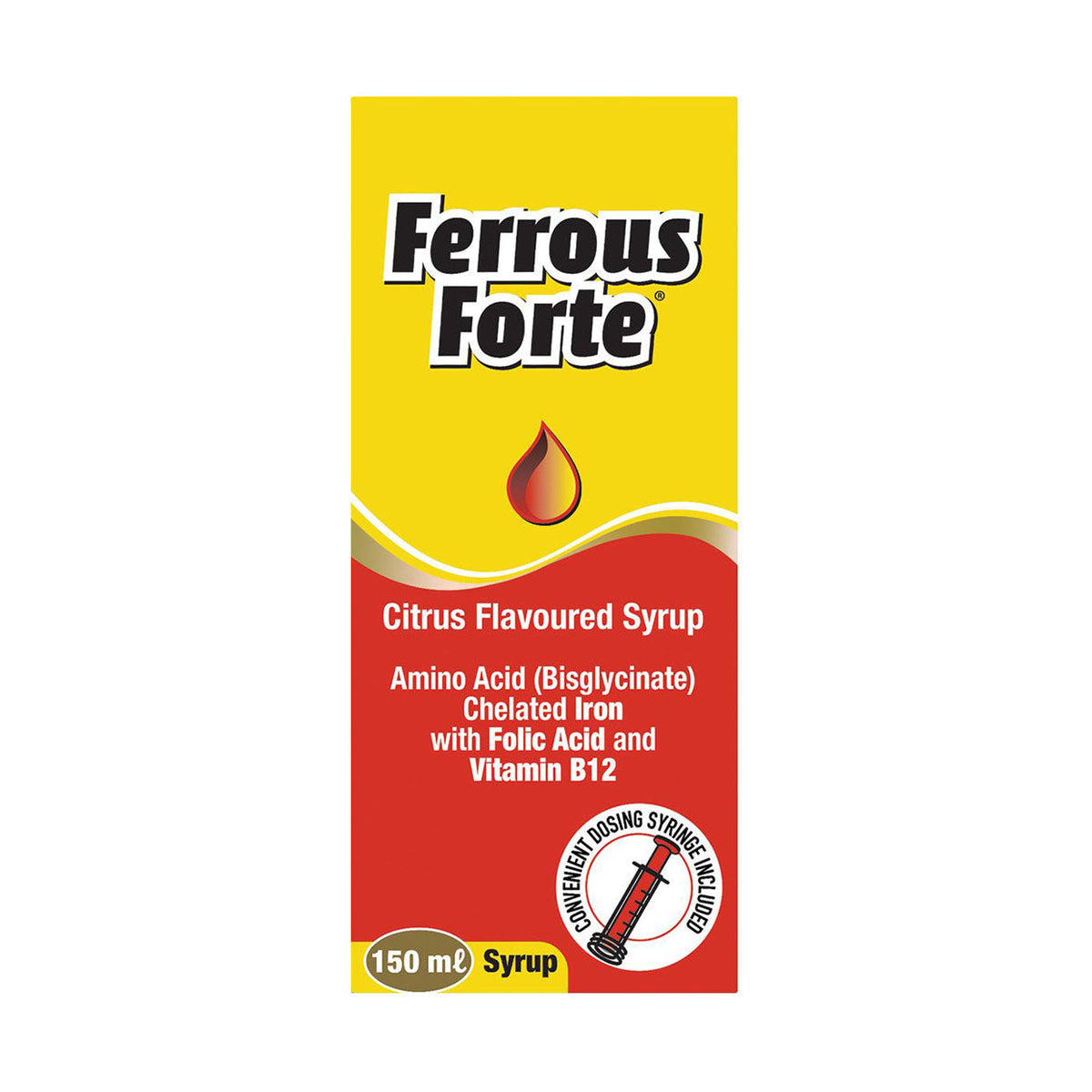 Ferrous Forte Complete Iron Supplement Syrup 150ml - Med365