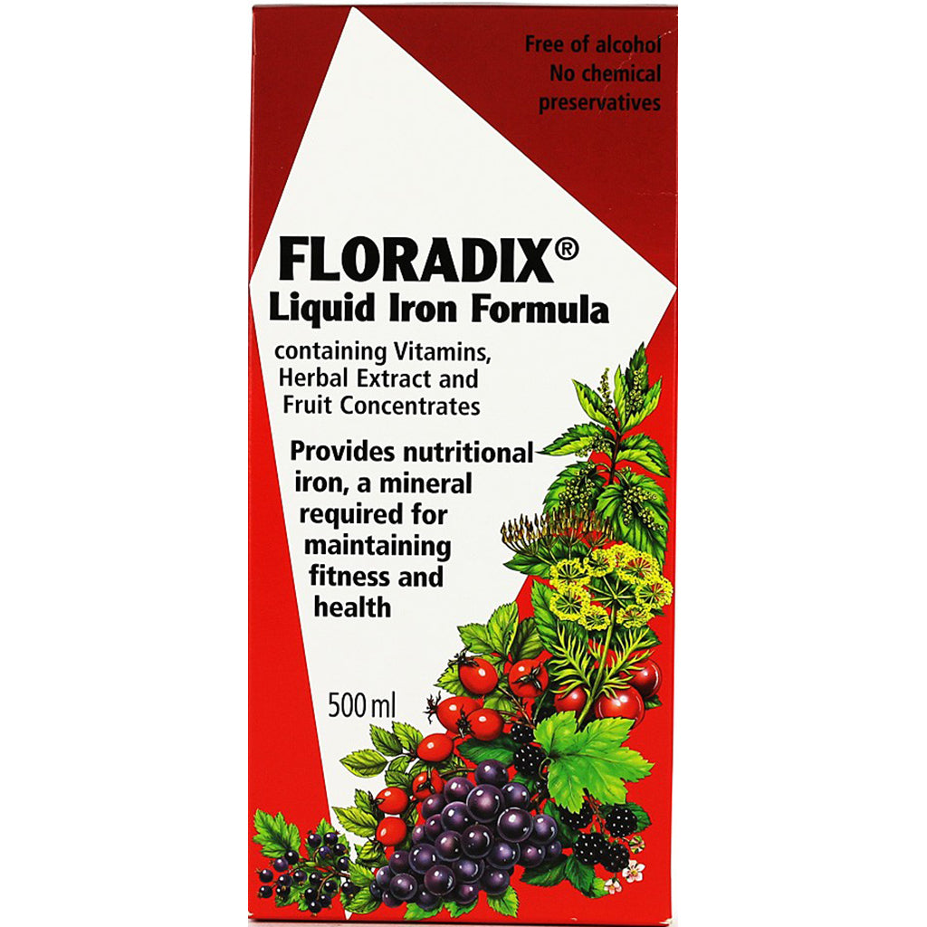 Floradix Liquid Iron Formula 500ml - Med365