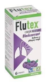 Flutex Cough Mixture Blackcurrant 100ml - Med365