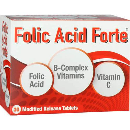 Folic Acid Forte 30 Tablets - Med365