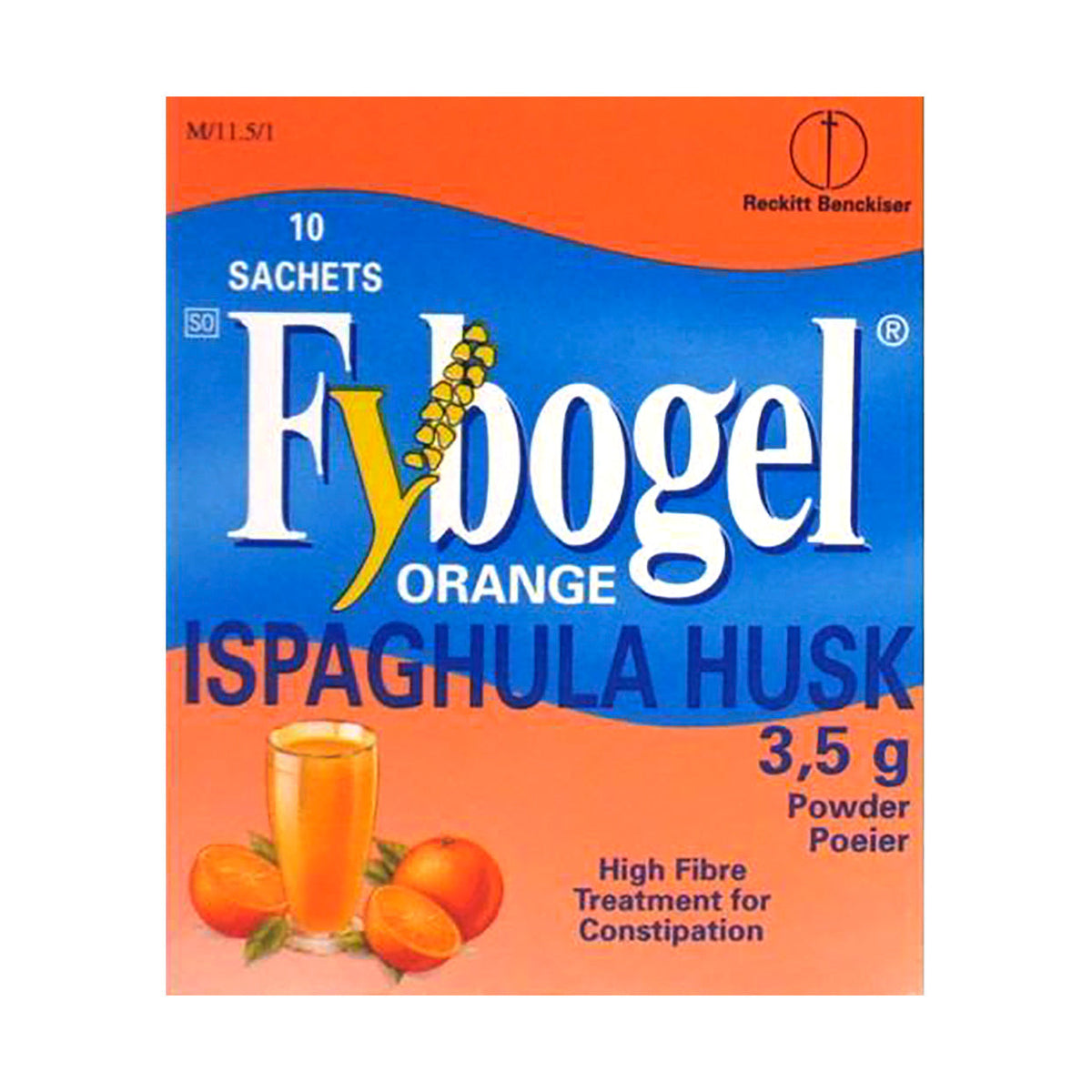 Fybogel Laxative Orange 10 Sachets - Med365