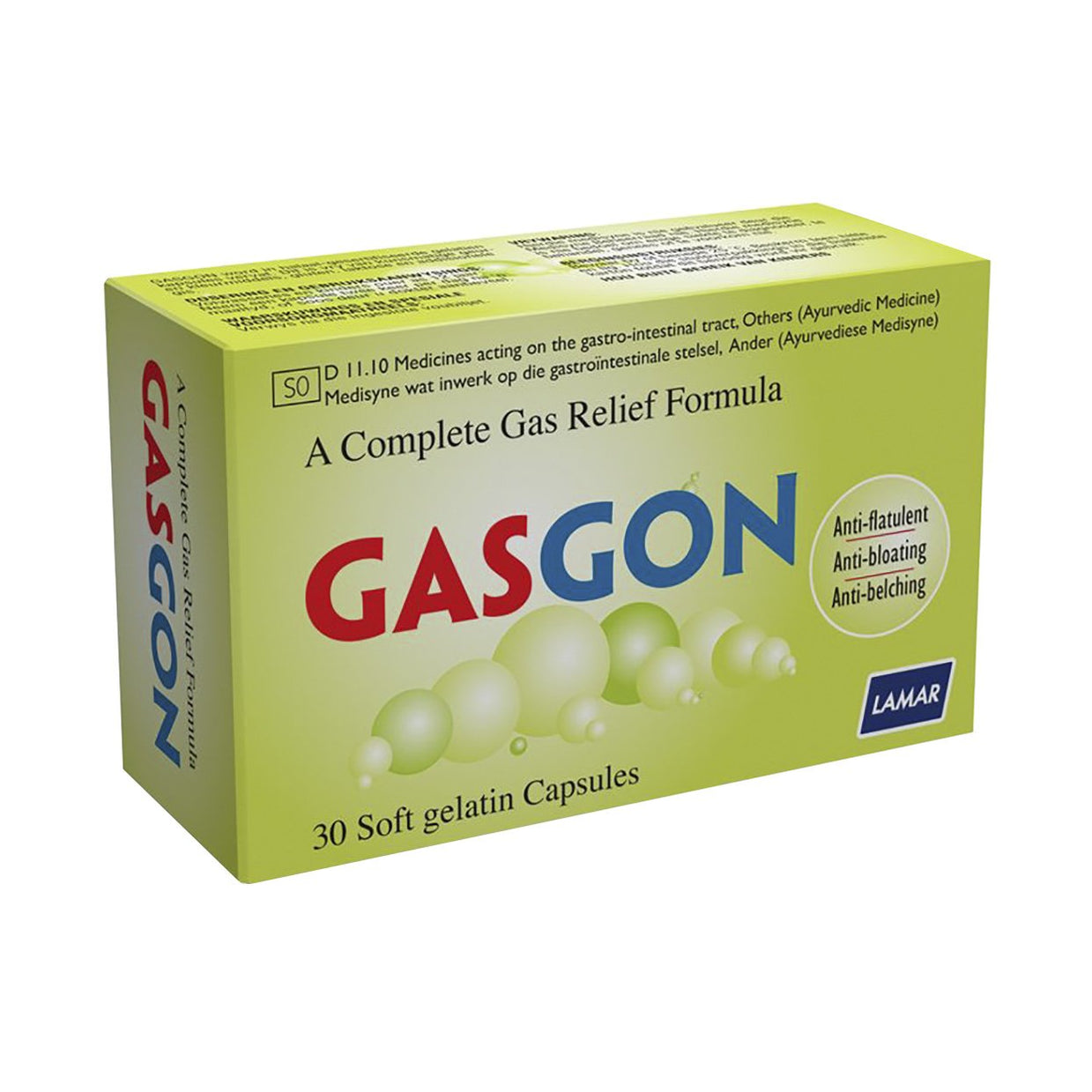 Gasgon 30 Capsules - Med365