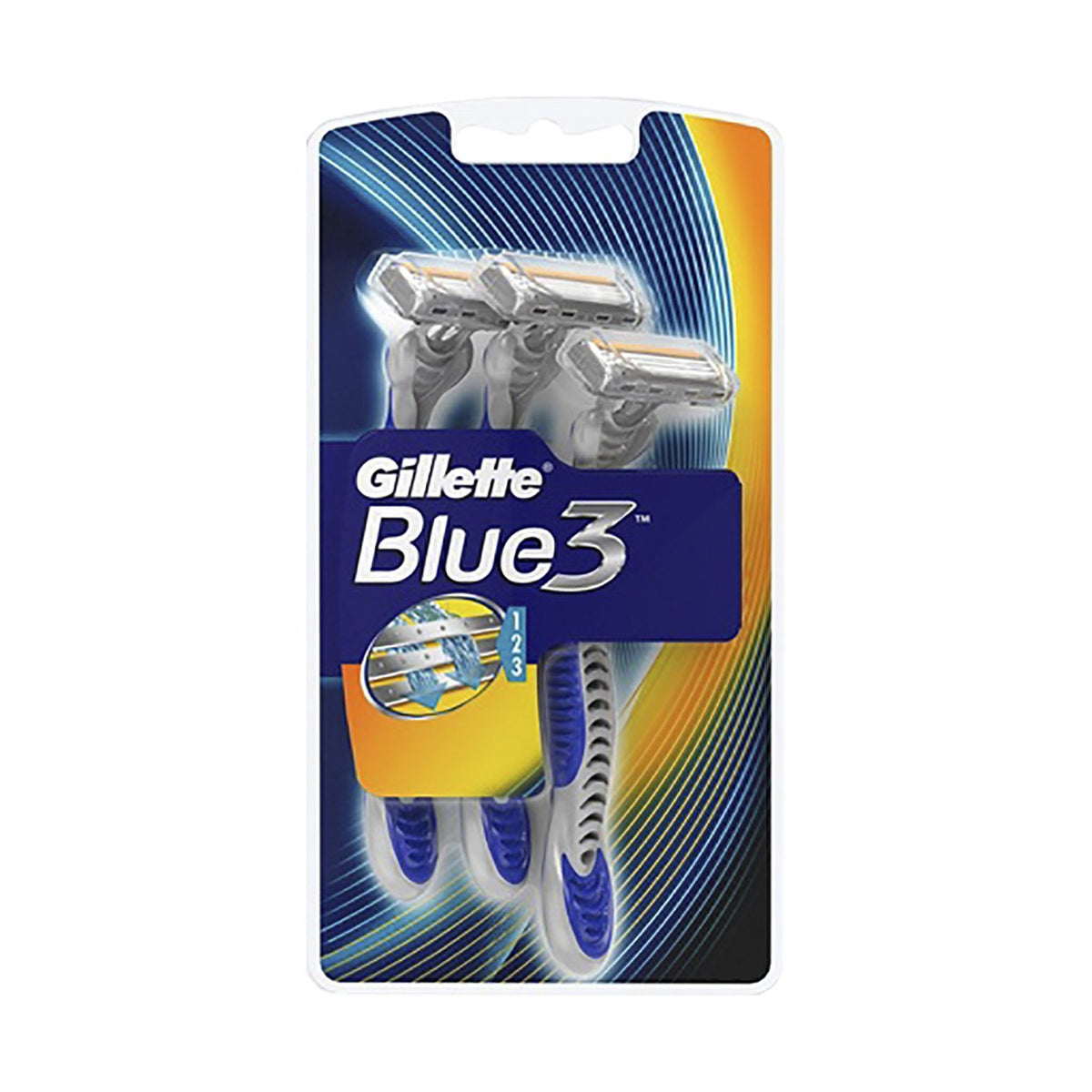 Gillette Blue 3 Disposable Razors 3 Razors - Med365