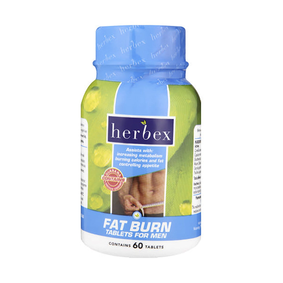 Herbex Fat Burn Tablets For Men 60 Tablets - Med365