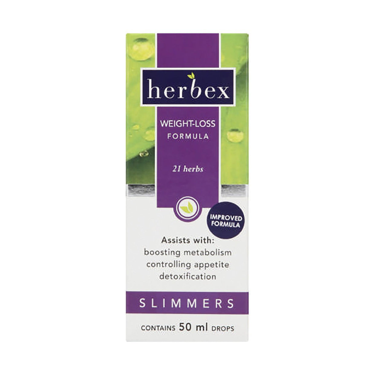 Herbex Slimmers Weight-Loss Formula Drops 50ml - Med365